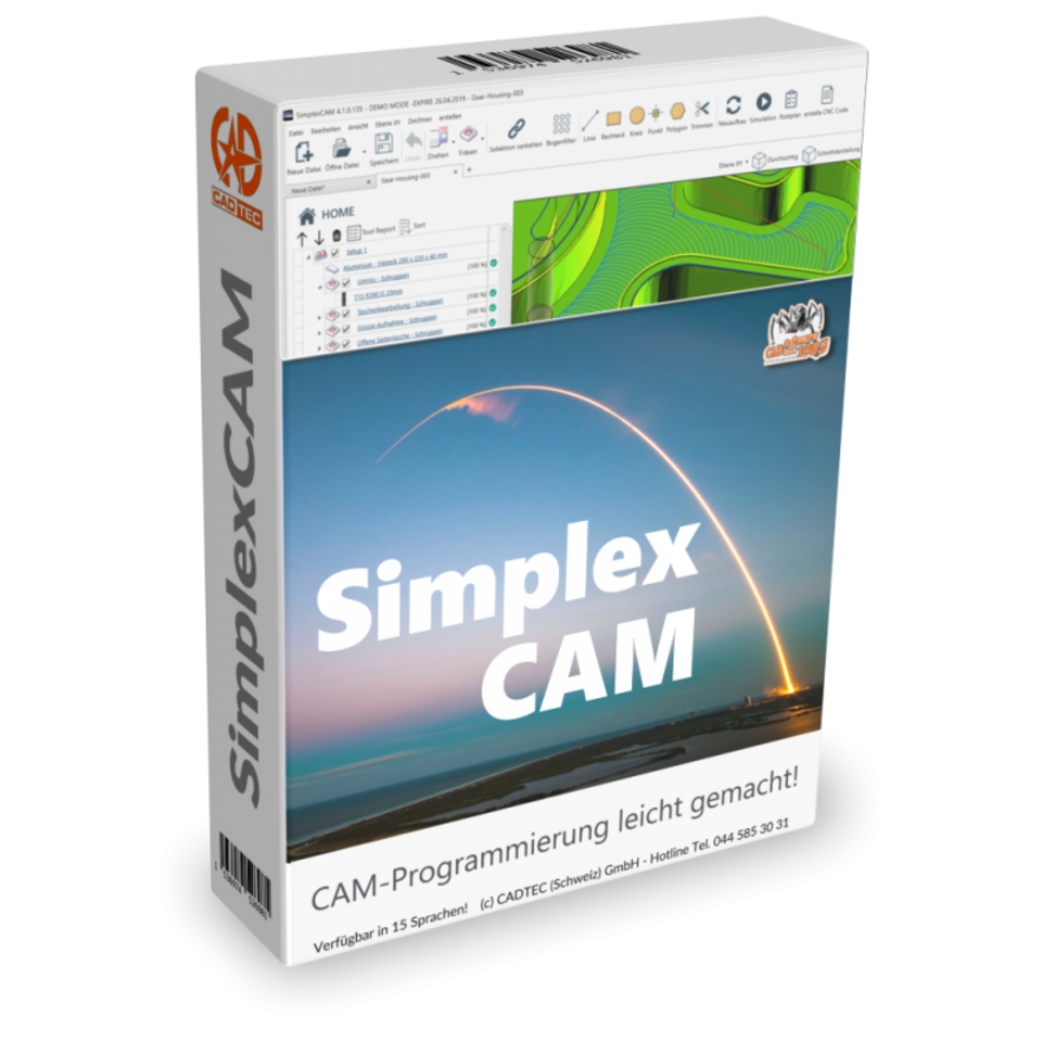SimplexCAM | CAM Software | CAD CAM Programme | SimplexCAM V5 PRO | CAD-CAM-SHOP DACH